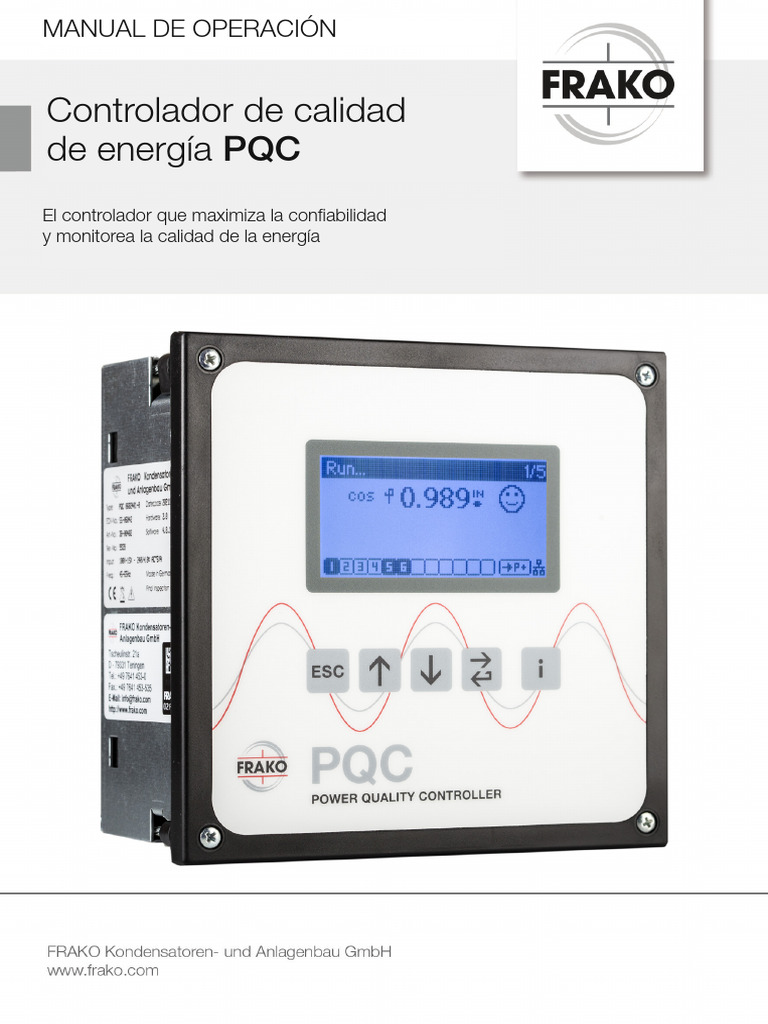Manual PQC Relevador de F.P. | PDF | Energia electrica | Relé