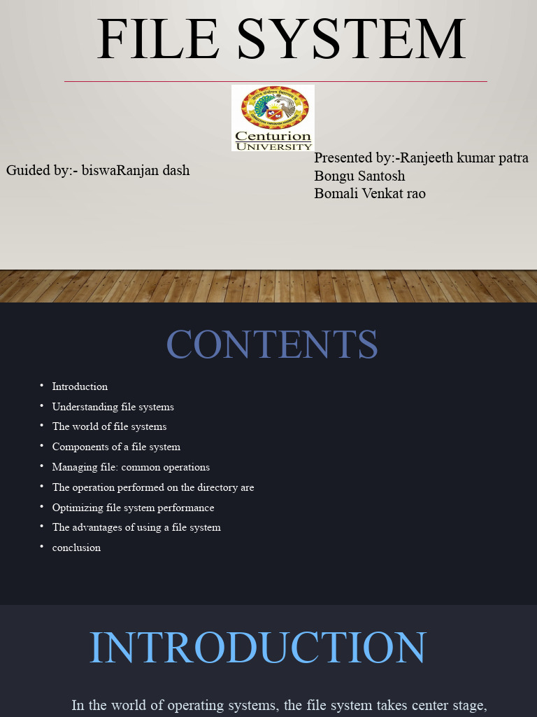 File System | PDF | File System | Computer File