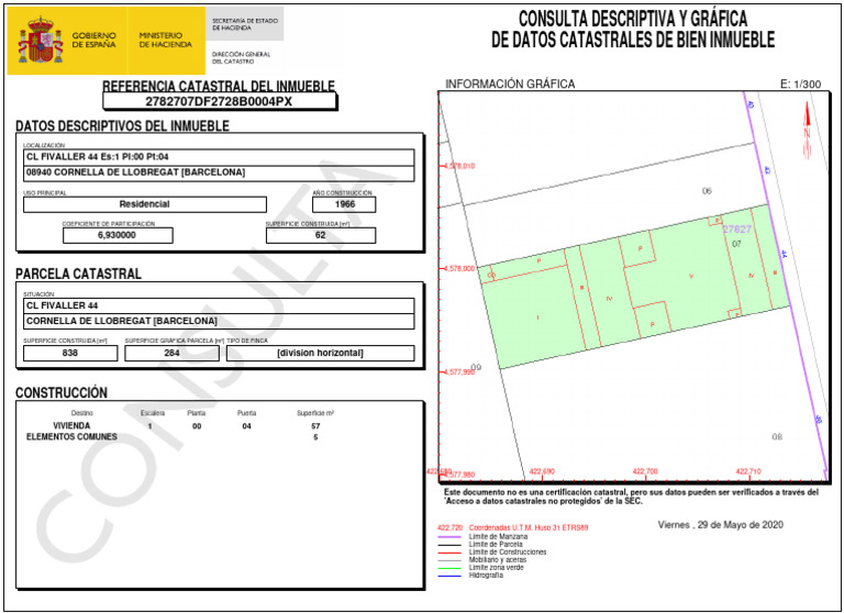 Sede Catastro - Ref2782707DF2728B0004PX | PDF | Geomática | Propiedad