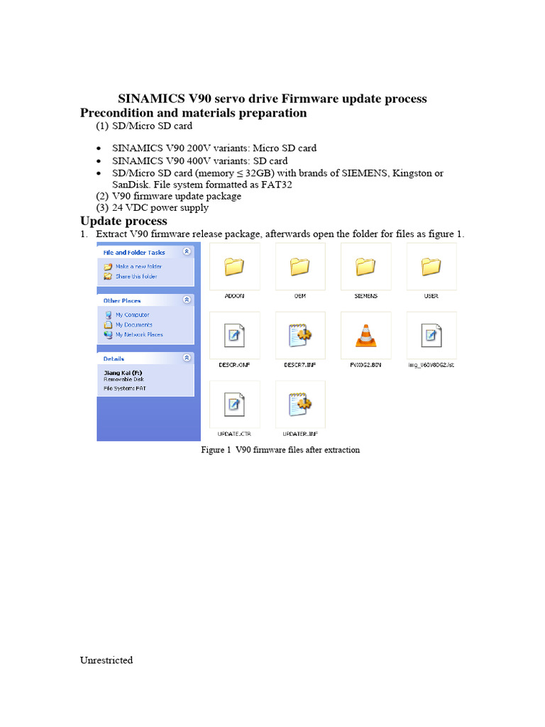 V90 Firmware Update Process For End User | PDF | Computer File ...