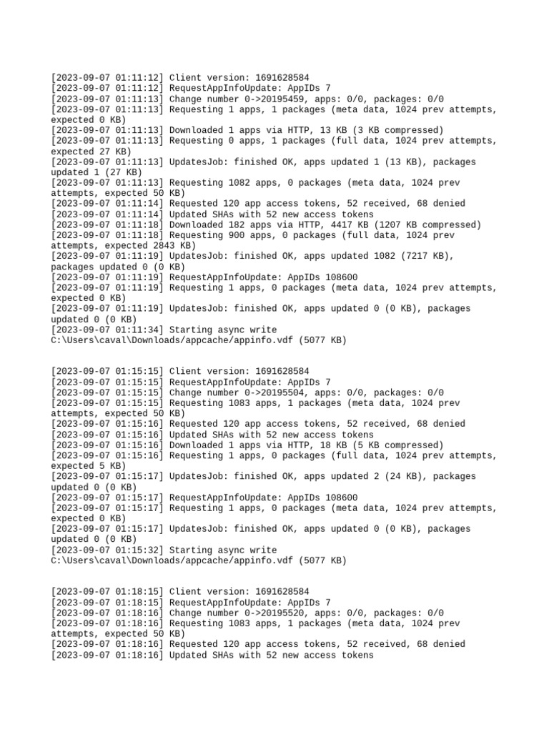 Appinfo Log | PDF | Computer Architecture | Cyberspace