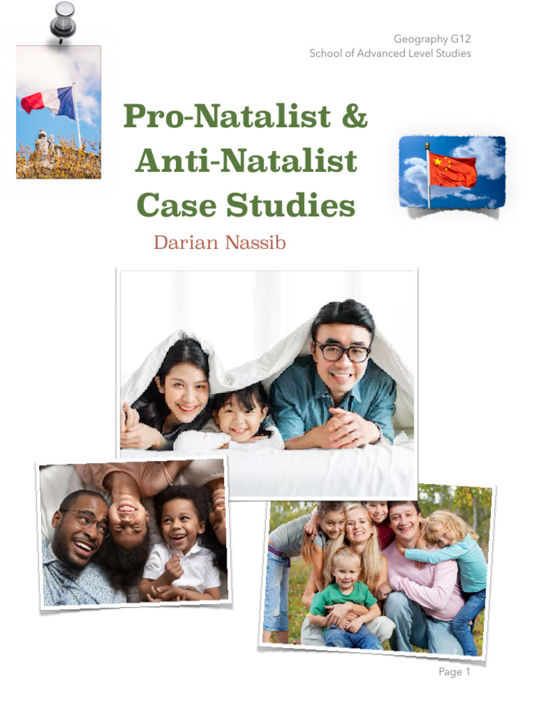 Pro and Anti Natalist Case Study: China and France | PDF | Population ...