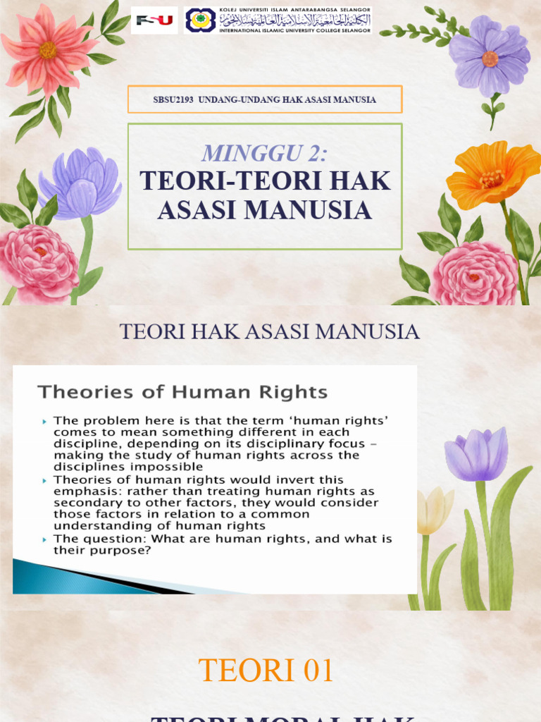 WEEK 2 v2022 TEORI HAK ASASI MANUSIA | PDF