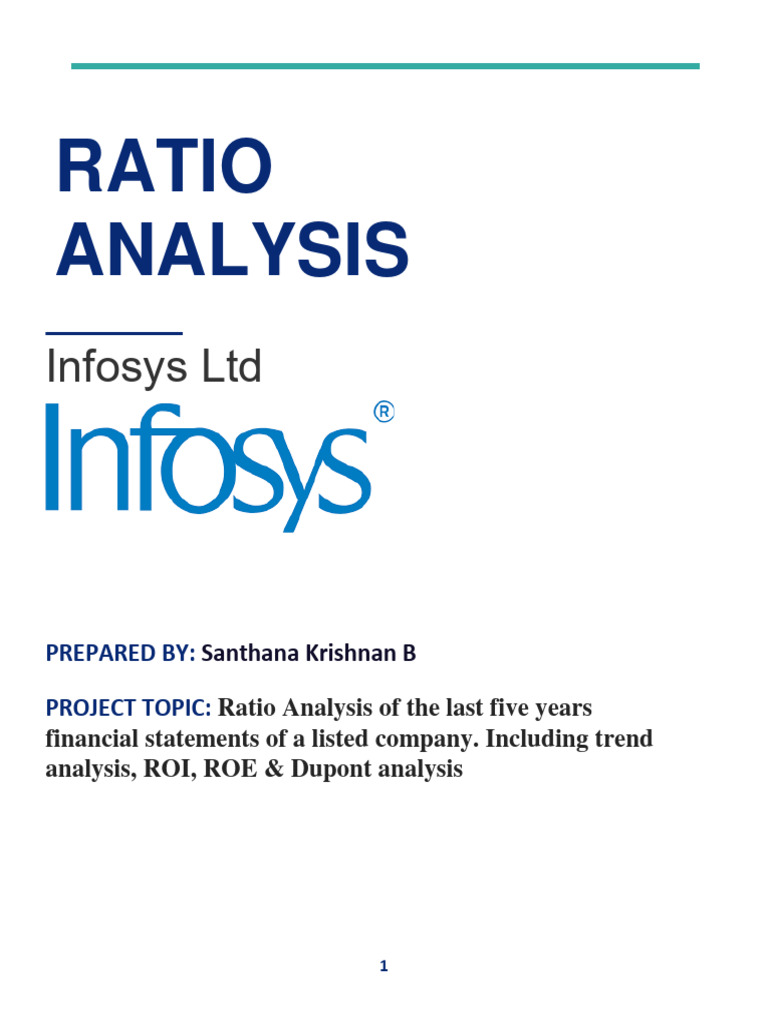Project Infosys | PDF | Return On Equity | Investing