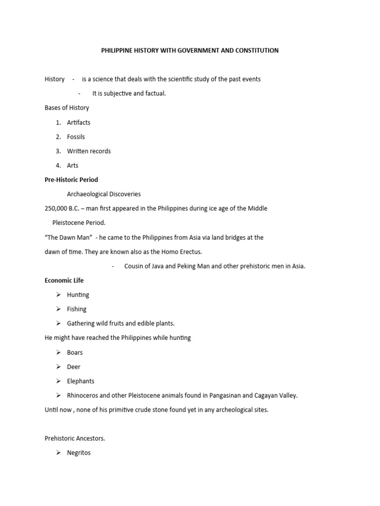 Prehistoric To Sultanate Barangay | PDF | Philippines | Southeast Asia