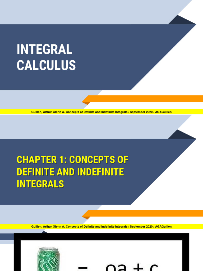 Integral Calculus Lecture Chapter 1 Copy of Students For Bet CT 1cd ...