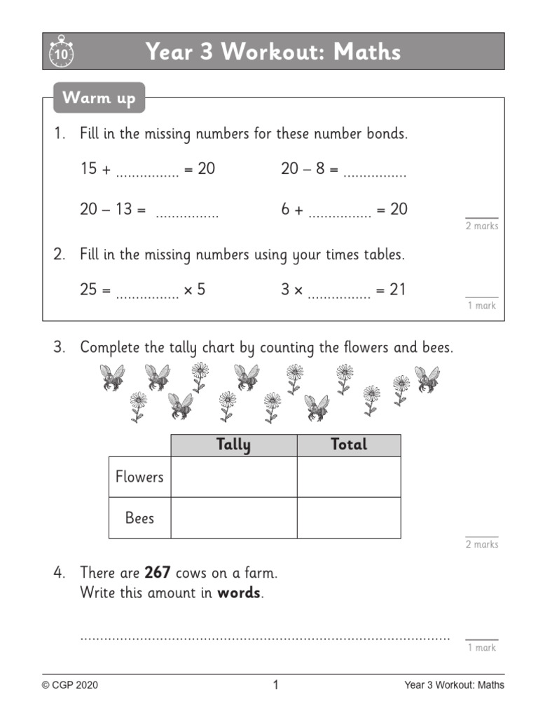 Year 3 Maths Workout Answers | PDF | Geometry | Euclidean Plane Geometry