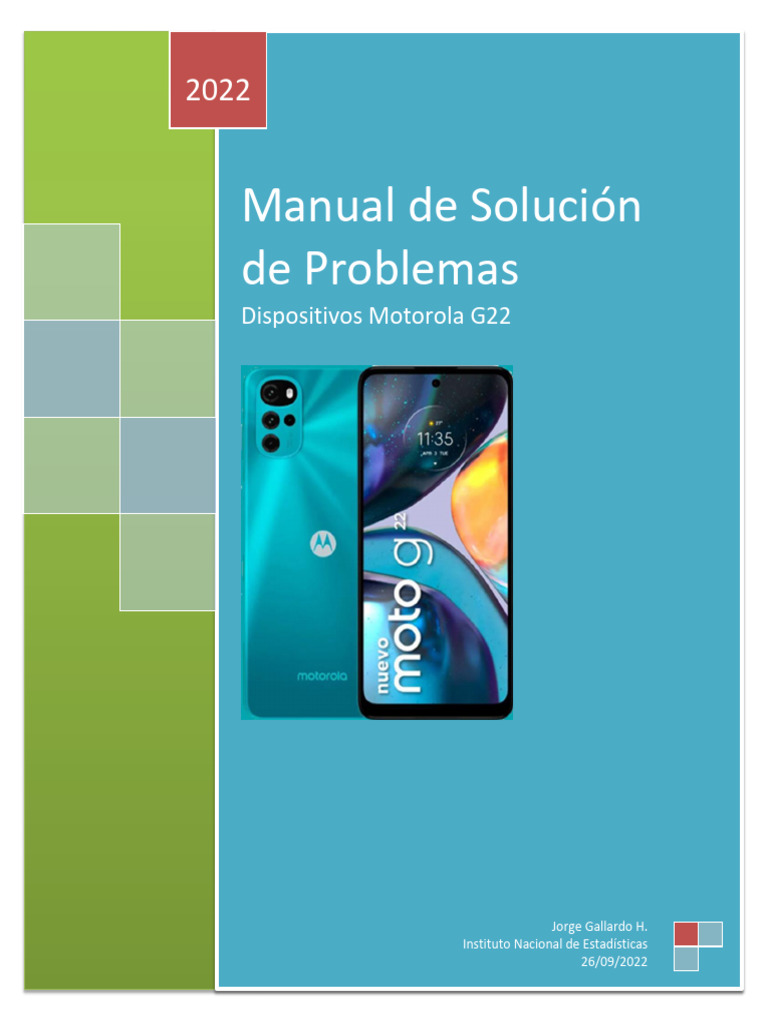 Manual de Solución de Problemas MotoG22 | PDF | Bluetooth | Archivo de ...