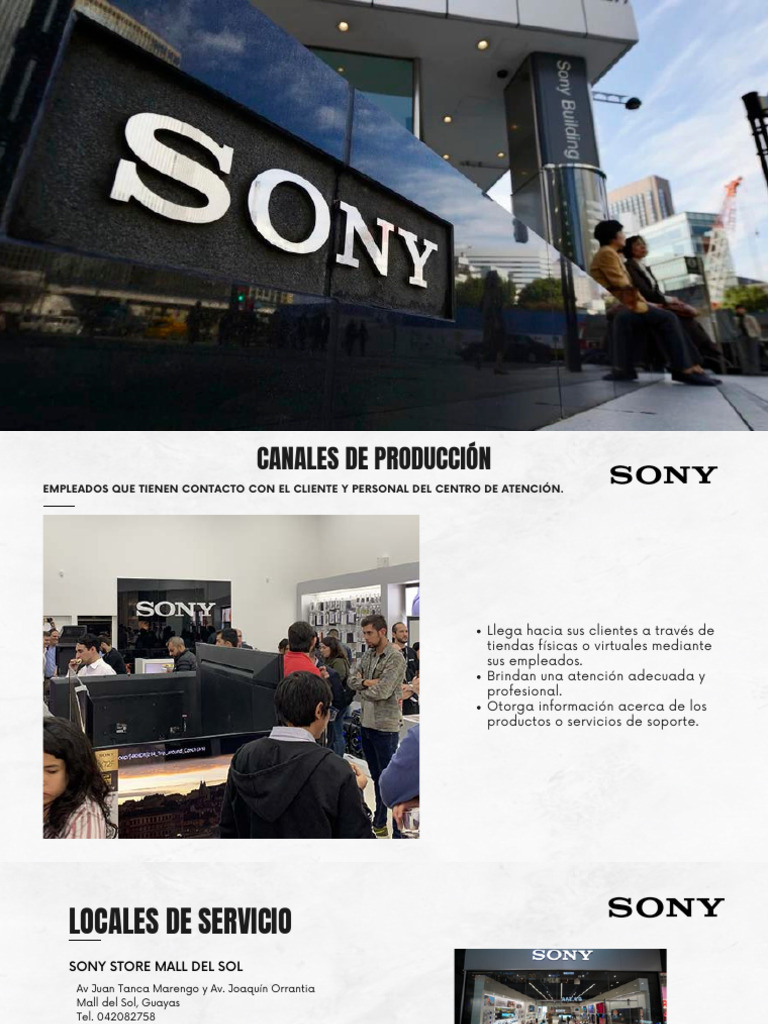 Sony Presentacion | PDF | Sony | Marketing