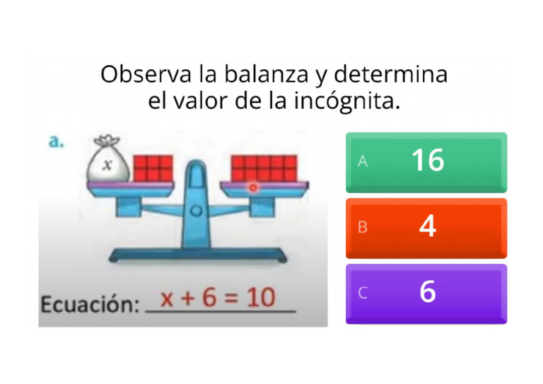 Ecuaciones Con Balanzas | PDF