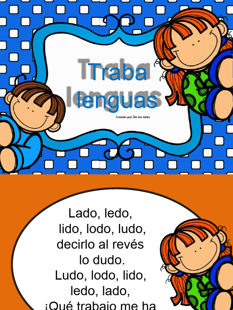 Trabalenguas 2 | PDF