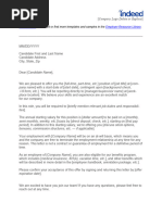 Job Offer Letter Template PDF Download | PDF