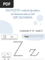 Fichas Lectoescritura Sonidos Za Zo Zu Ce Ci | PDF