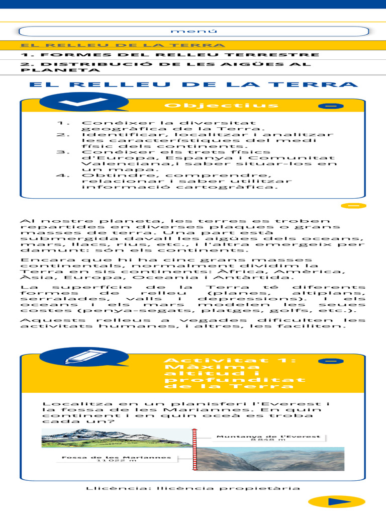 El Relleu de La Terra | PDF