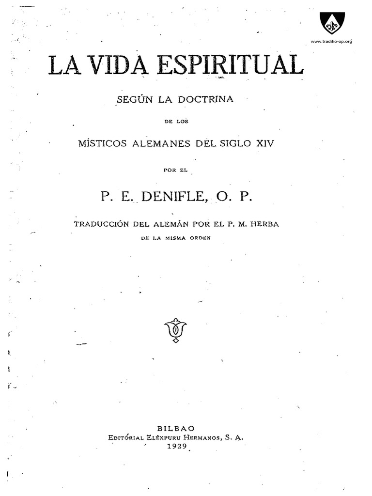 1157 La Vida Espiritual Según La Doctrina de Los Místicos Alemanes | PDF | Creencia religiosa y ...