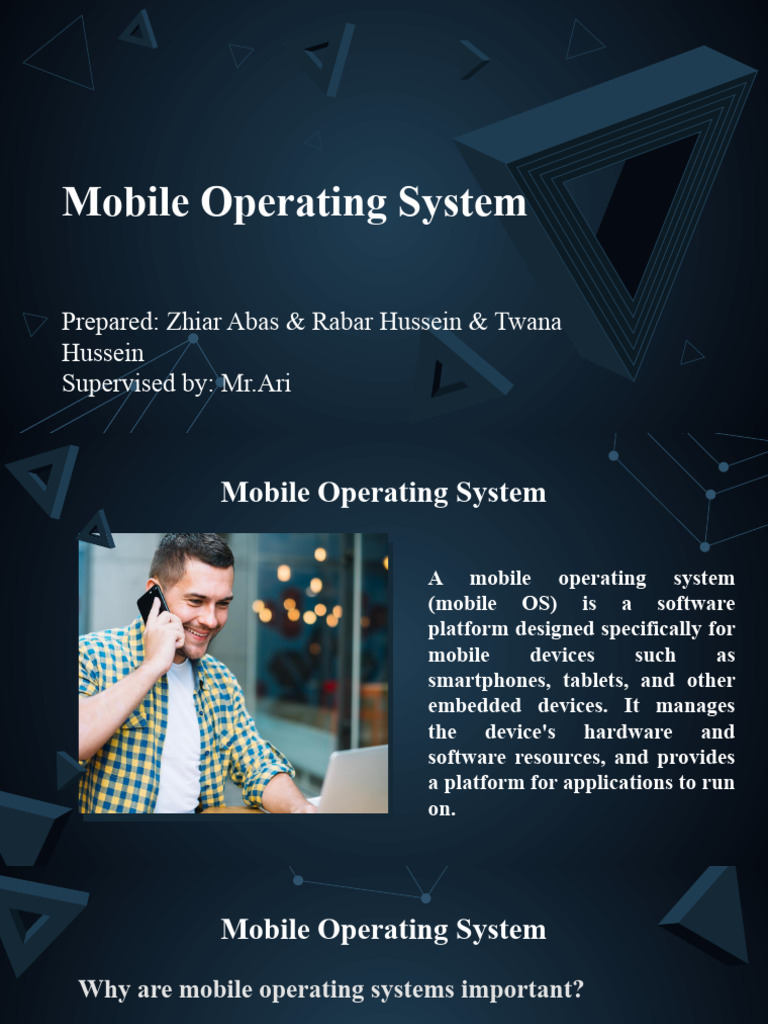 Mobile Operating System - OS | PDF | Operating System | Android (Operating System)