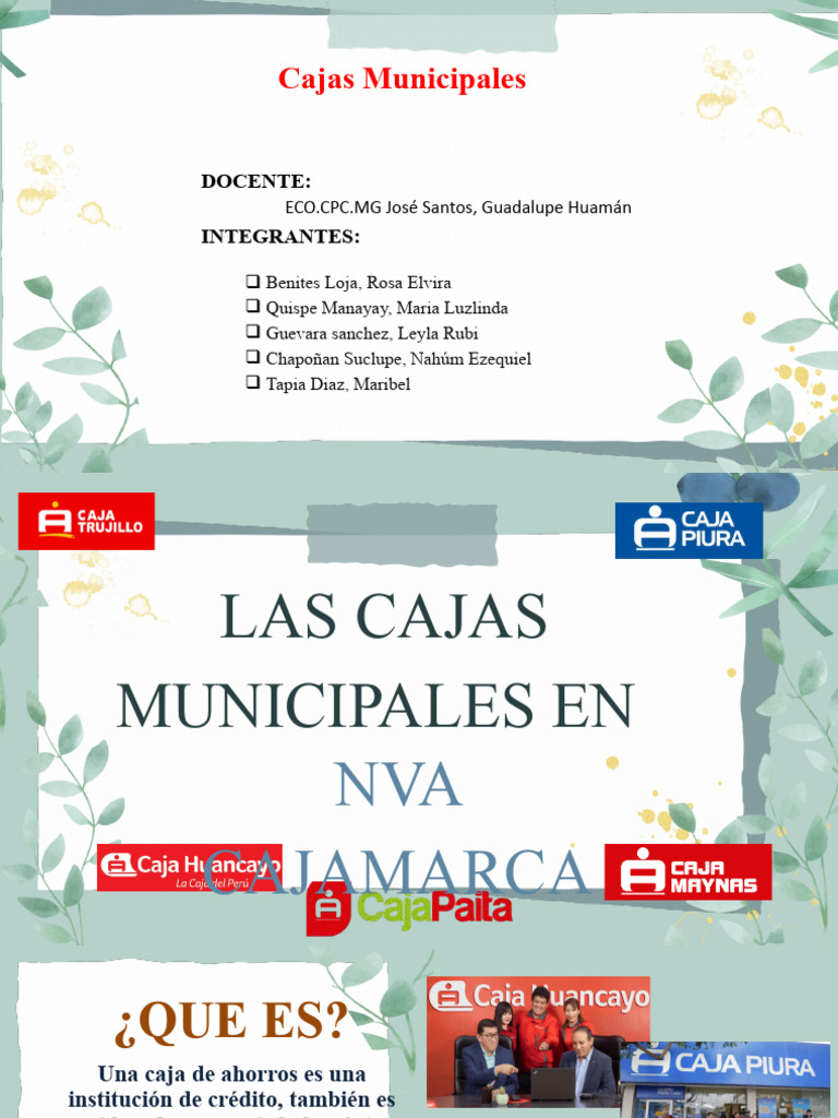 Fundamentos Financieros Cajas | PDF | Inclusión financiera | Bancos