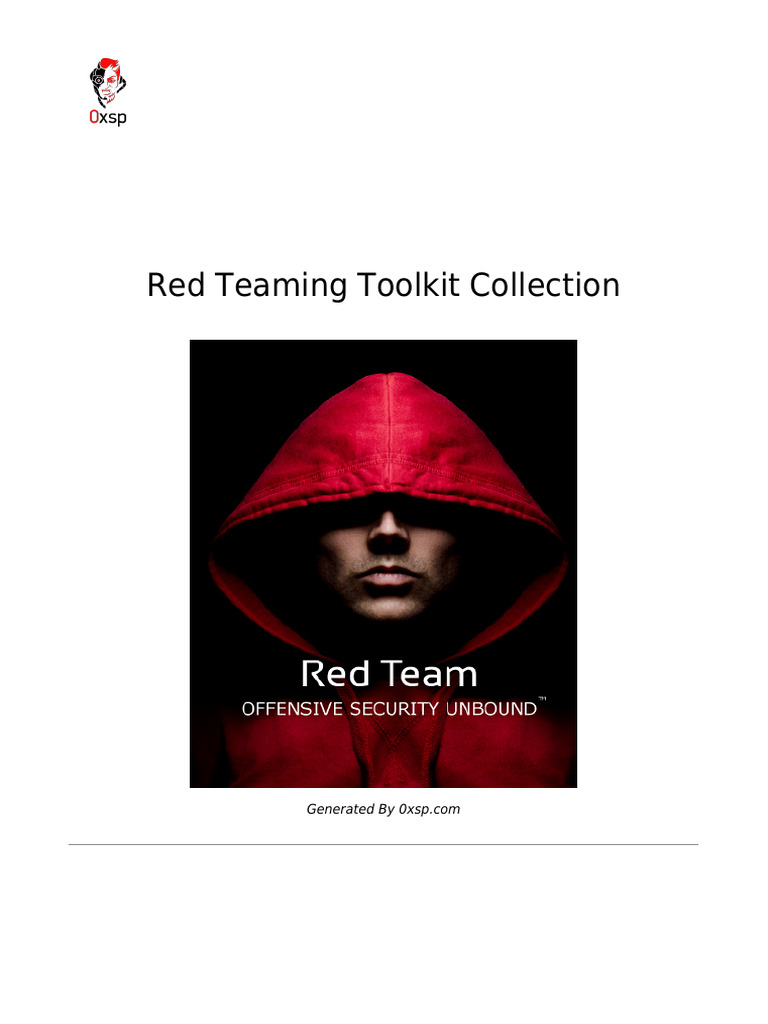 Red Teaming Toolkit Collection | PDF | Phishing | Penetration Test