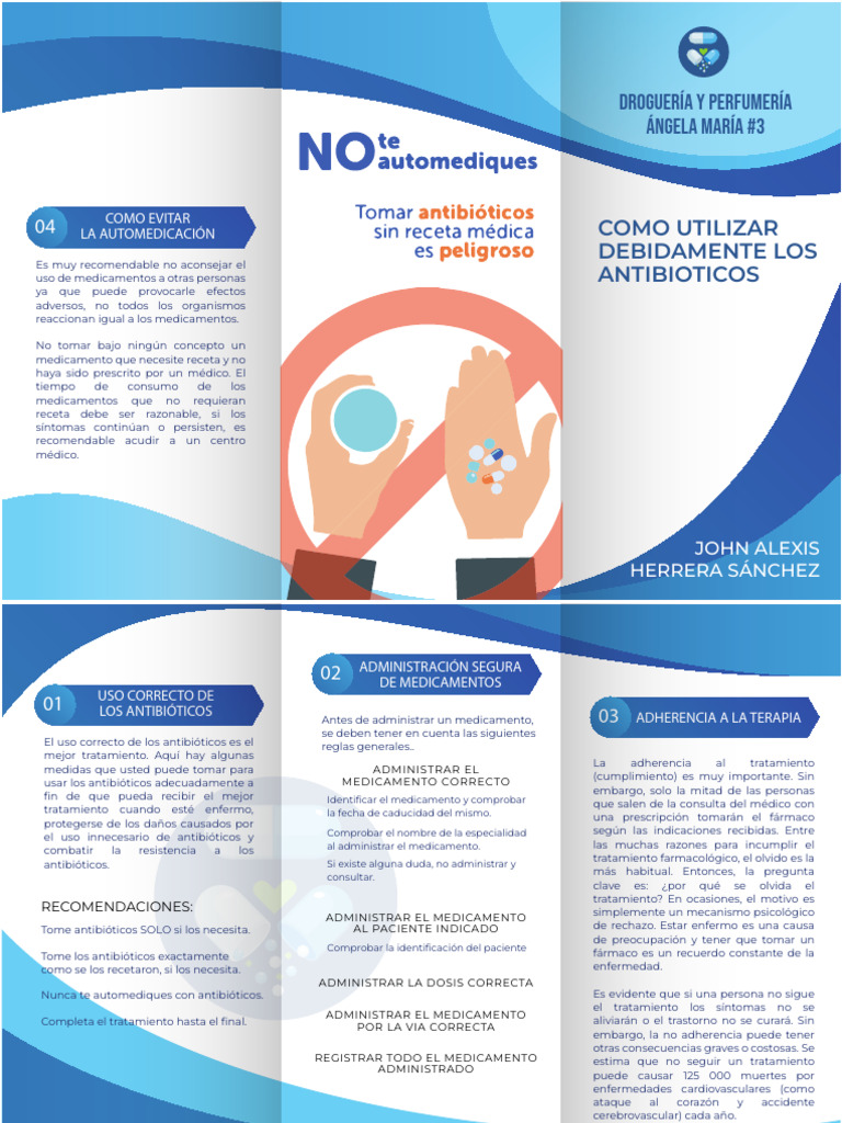 Triptico Unisalud | PDF | Medicamentos con receta | Farmacología