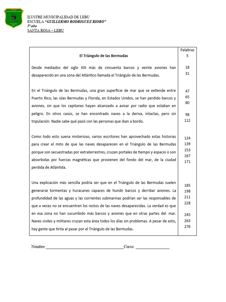 Misterios del Triángulo de las Bermudas | PDF | islas Bermudas ...