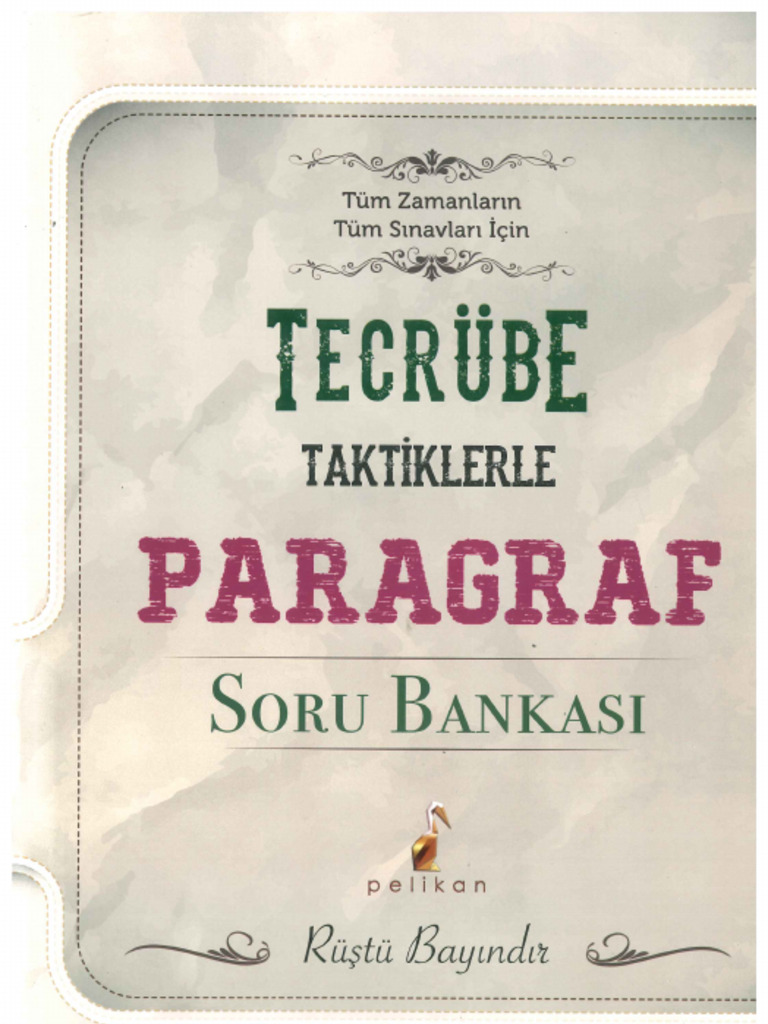 Rüştü Hoca Taktiklerle Paragraf | PDF