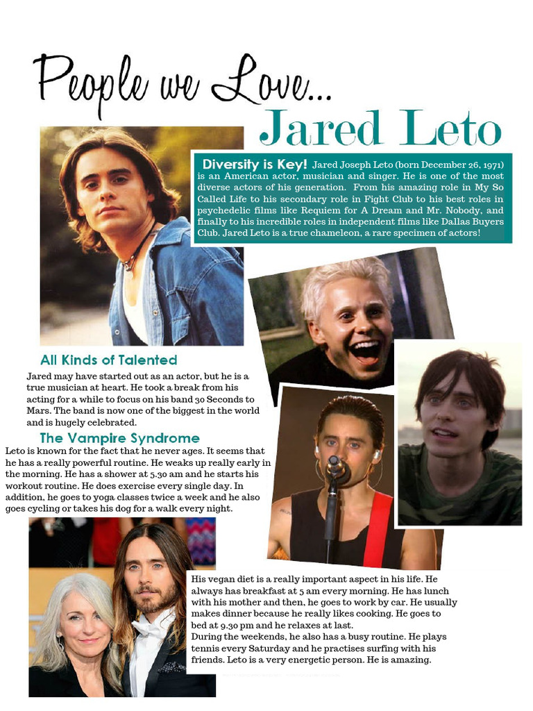 Jared Leto | PDF
