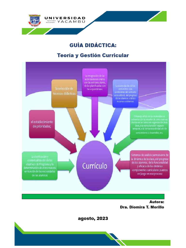 Guia Curriculo Docente | PDF | Plan de estudios | Investigación para la ...