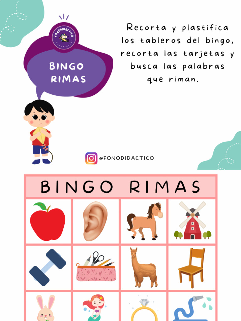 Bingo Rimas | PDF