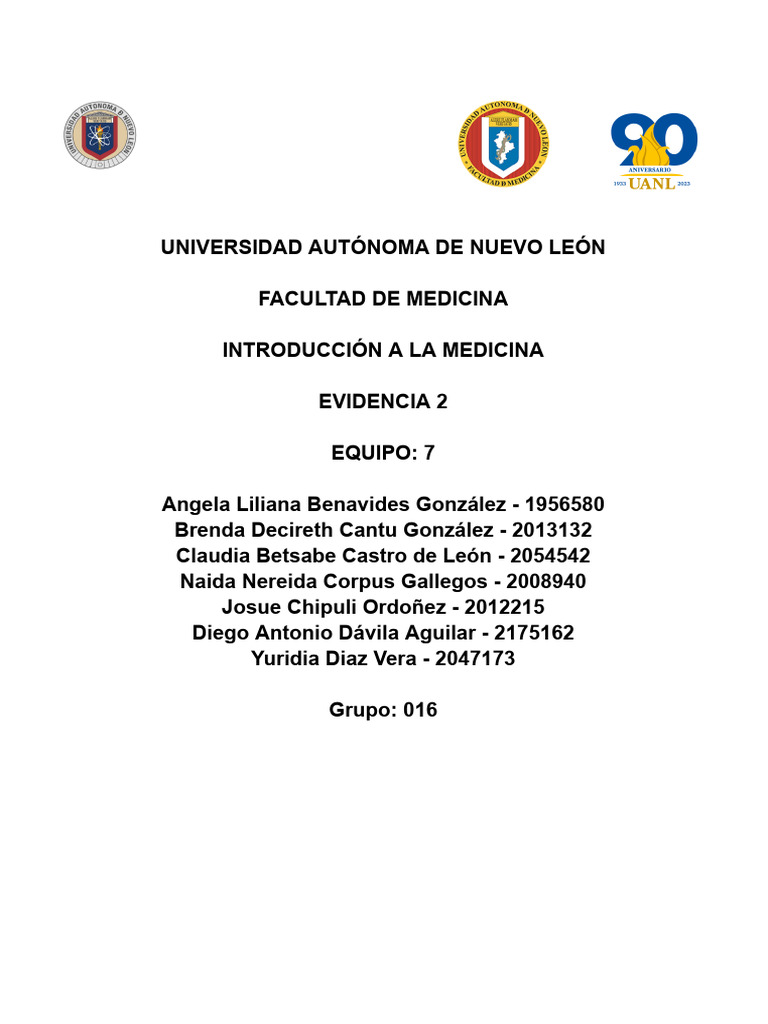 Equipo 7 - Ev2 - Intro A La Med | PDF | Hospital | Bioética