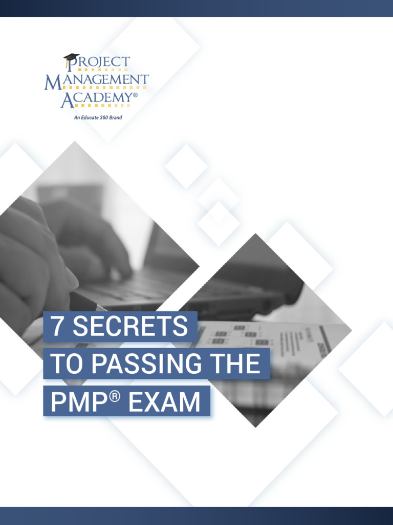 7 Secrets To Passing The PMP Exam | PDF | Project Management ...