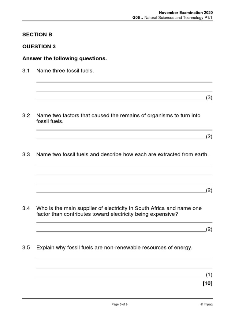 2020 NT Grade 06 Nov Exam Paper | Download Free PDF | Mars | Moon