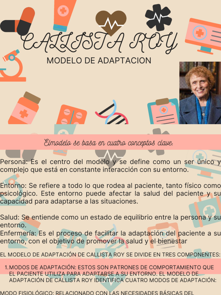 Callista Roy | PDF | Adaptación | Ciencias del comportamiento