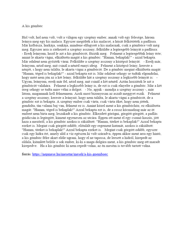 A Kis Gömböc | PDF