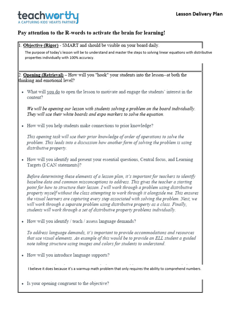 Delivery Plan 2022 | PDF | Learning | Lesson Plan