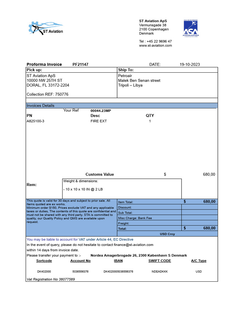 Fire EXT | PDF | Invoice | Value Added Tax