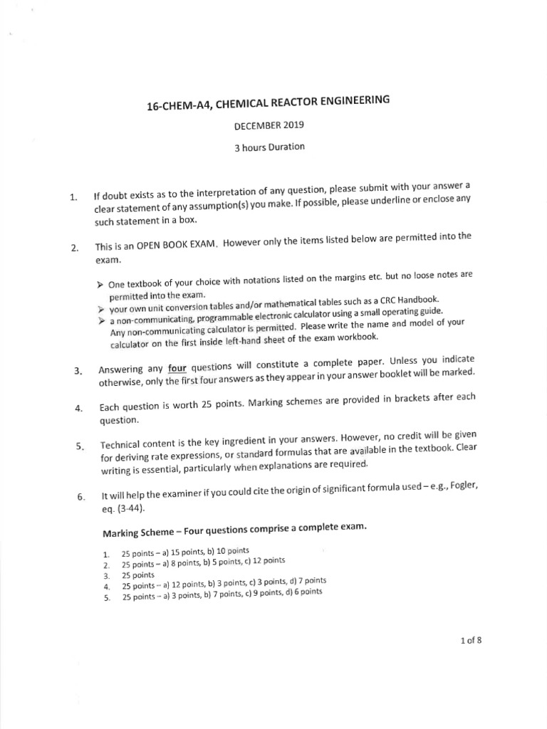 AE December 2019 16 Chem A4 | PDF
