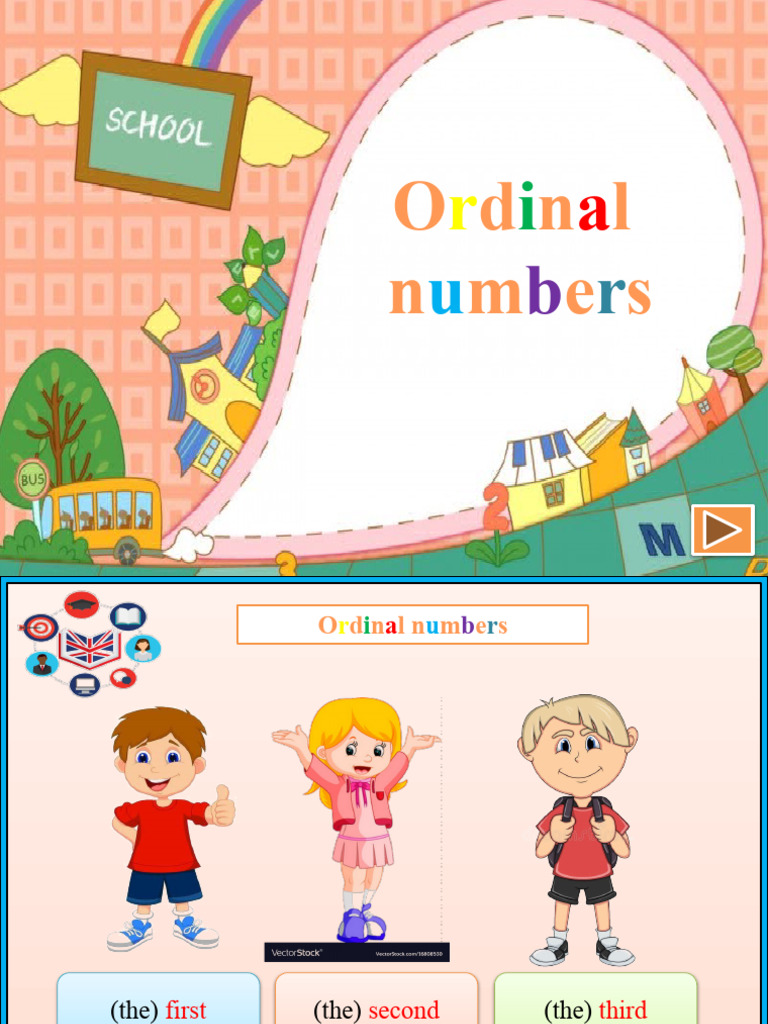 Ordinal Numbers 1 | PDF
