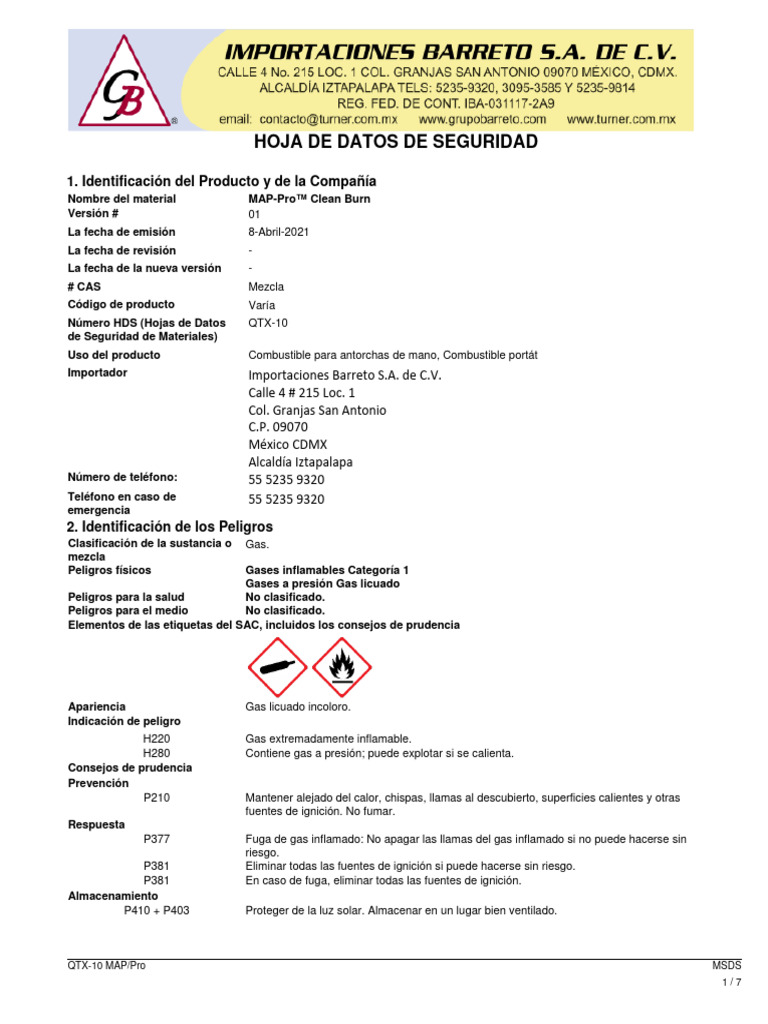 Turner Map Pro | PDF | Agua | Oxígeno