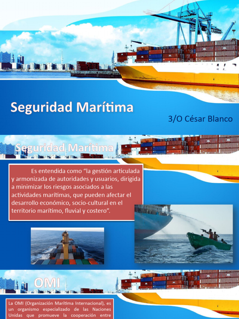 Gestión de Seguridad en Actividades Marítimas | PDF