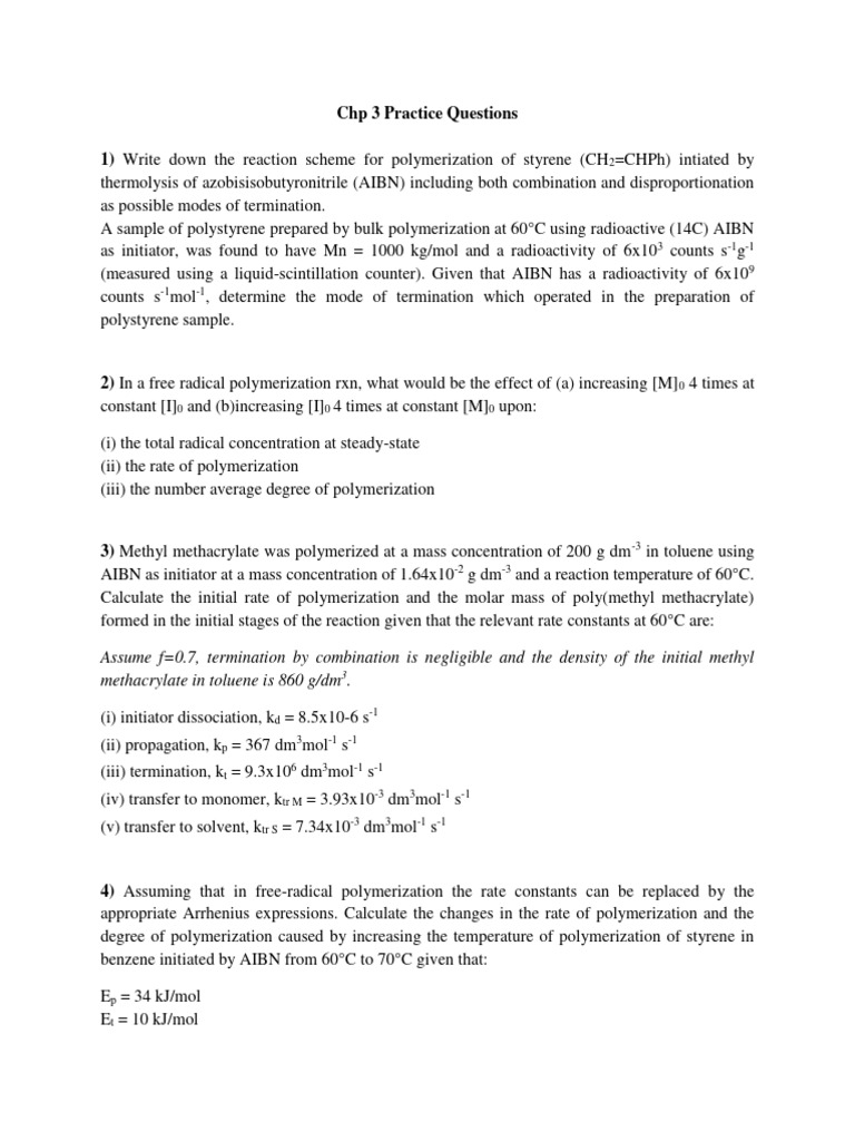 CHP 3 Questions Without Answers | PDF