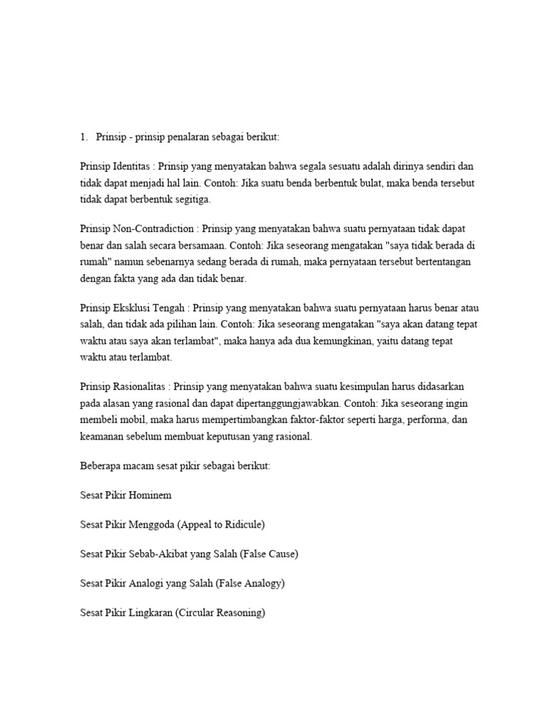 Prinsip | PDF