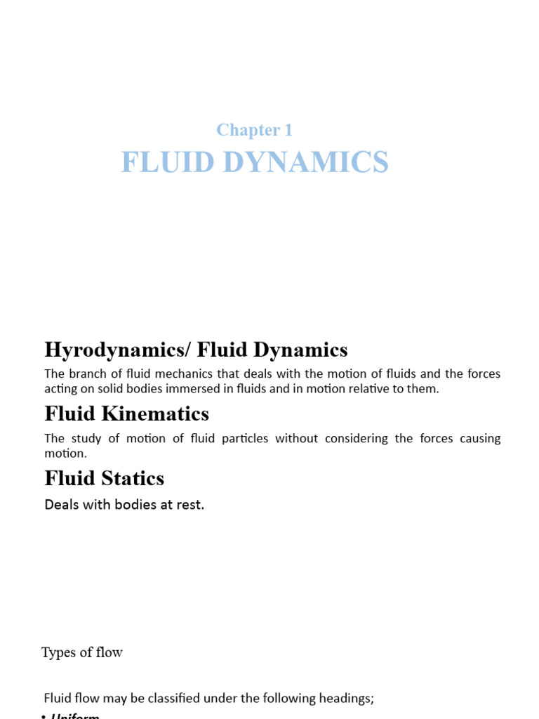 Fluid Mechanics Lecture 3 | PDF | Fluid Dynamics | Fluid Mechanics