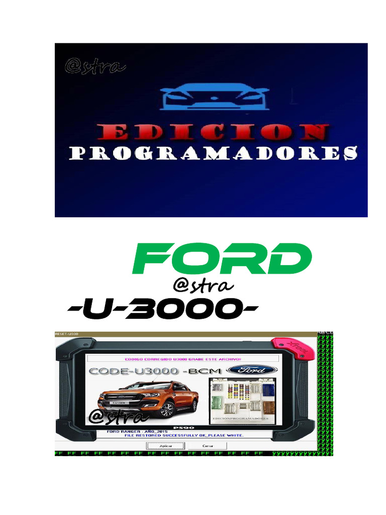 U3000 Ford | Descargar gratis PDF | Transistor de efecto de campo | Transistor