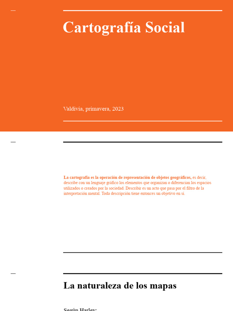 Cartografía Social | PDF | Mapa | Cartografía