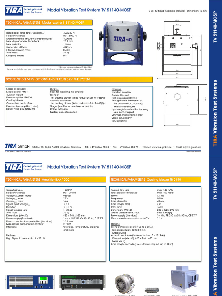 Data Sheet System TV 51140-MOSP Eng V05 | PDF | Power Supply | Decibel