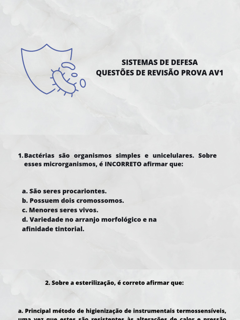 Revisao Av1 | PDF | Sistema imunológico | Linfócito