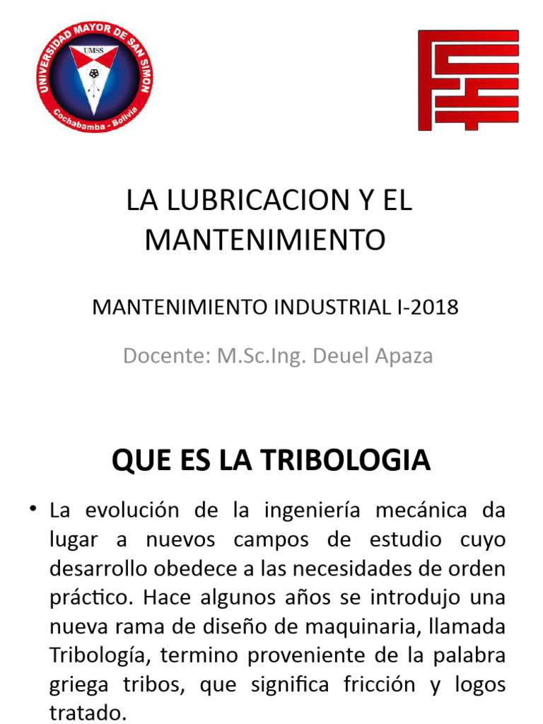 La Lubricacion y El Mantenimiento | PDF | Lubricante | Petróleo