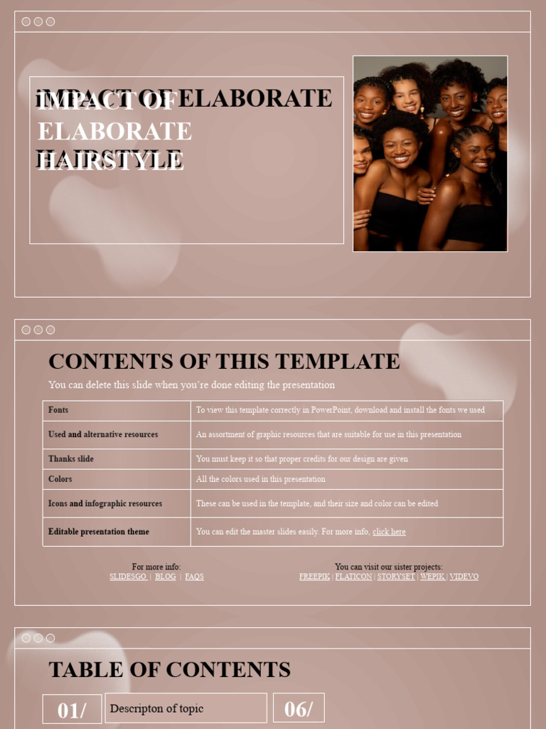 Hair Salon Newsletter by Slidesgo | PDF | Hairstyle | Afro