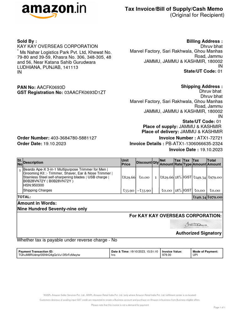 Invoice | PDF | Invoice | Taxes