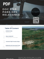 Flight Procedures (Doc 8168) - General Principles | PDF | Aviation